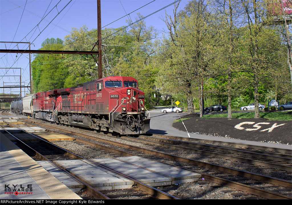 CP AC4400CW #9570 on K485-02